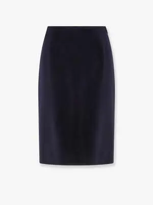 Loro Piana Vivian Cashmere Skirt - Blue