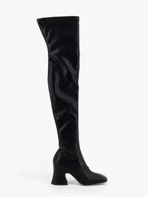 Chloé Janis Over The Knee Leather Boots - Black