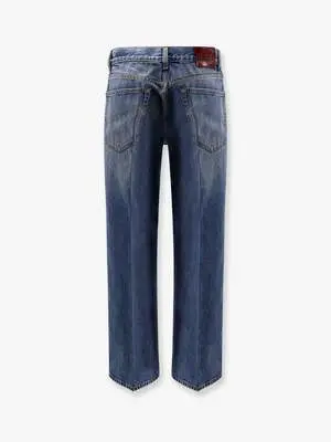 Gucci Cotton Jeans With Rosso Ancora Naplak Tag