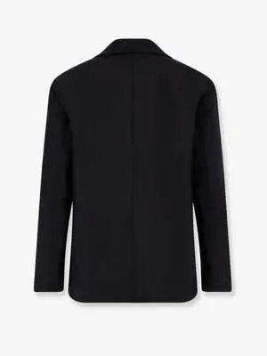 HEVO Trani Double-breasted Wool Blend Coat