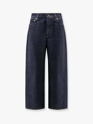 Givenchy Twisted Dark Denim Jeans - Blue