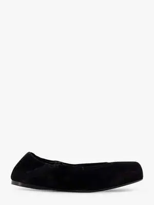 Alaïa Ballet Flats Suede Ballerinas - Black