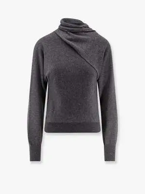 TOM FORD Cashmere And Cotton Turtleneck Sweater - Grey