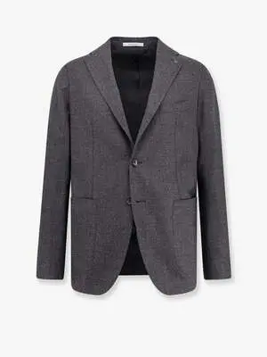 Tagliatore Single-breasted Virgin Wool Blazer - Grey