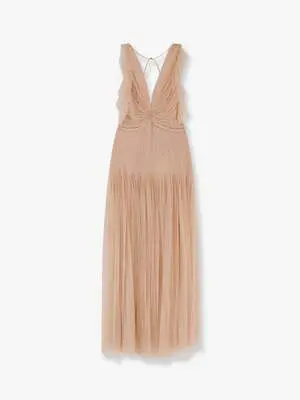 Elisabetta Franchi Pleated Evening Dresses