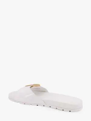 Tory Burch Patent Synthetic Leather Buckle Slide