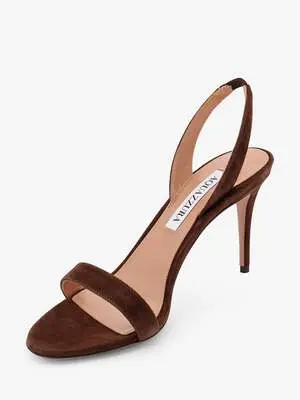 AQUAZZURA So Nude Suede Sandals