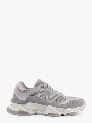 NEW BALANCE 9060 Low-top Mesh And Suede Sneakers - Grey