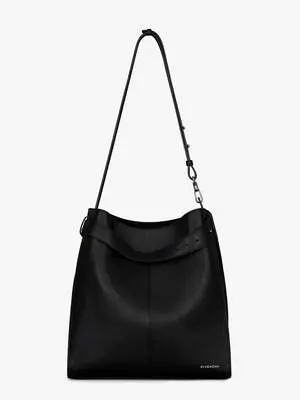 Givenchy Belted Bag Leather Shoulder Bag - Black