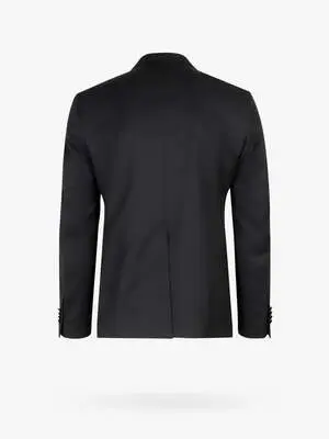 Tagliatore Virgin Wool Tuxedo With Removable Brooch
