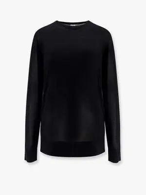 TOTEME Lyocell Sweater - Black