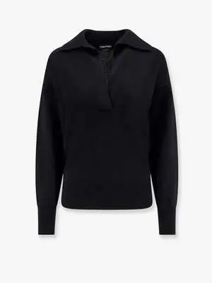 TOM FORD Cashmere Polo Shirt/sweater - Black