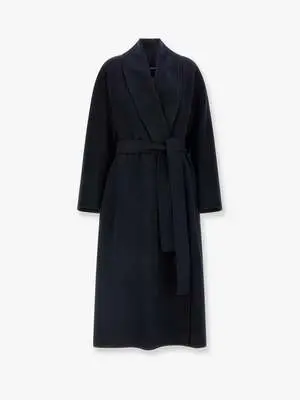 Max Mara Virgin Wool Coat - Blue