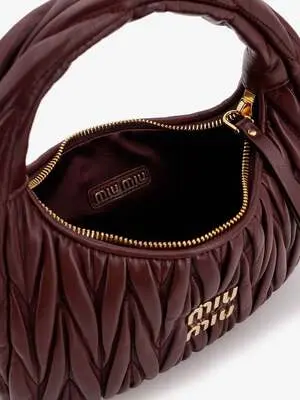 Miu Miu Wander Quilted Leather Shoulder Bag