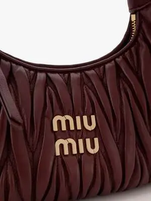 Miu Miu Wander Quilted Leather Shoulder Bag