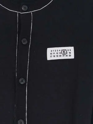 MAISON MARGIELA Wool Blend Cardigan With Numeric Detail
