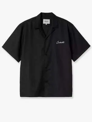Carhartt Work In Progress Delray Tencel And Cotton Shirt - Black