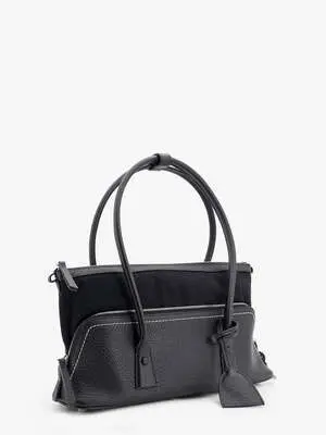 MAISON MARGIELA 5ac East West Leather Shoulder Bag - Black