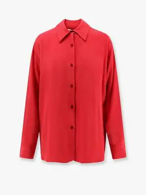 ALYSI Silk Shirt - Red