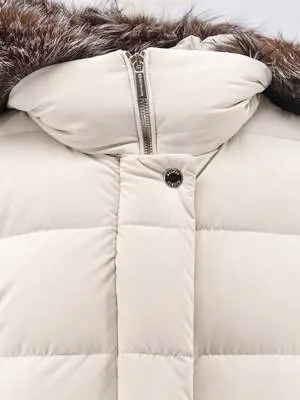 MOORER Zagar-kn Water-repellent Stretch Fabric Long Down Coat