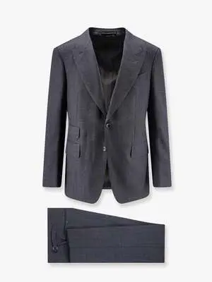 TOM FORD Single-breasted Wool Suit - Grey