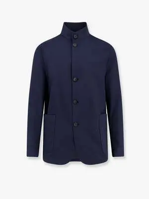 HEVO Casalvecchio Wool Blend Jacket - Blue