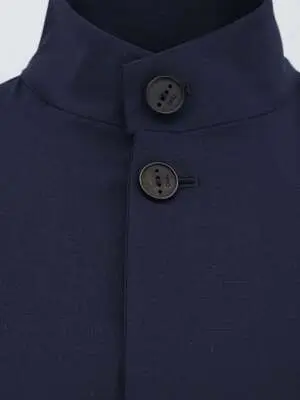 HEVO Casalvecchio Wool Blend Jacket - Blue