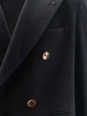 Tagliatore Unlined Virgin Wool And Cashmere Coat