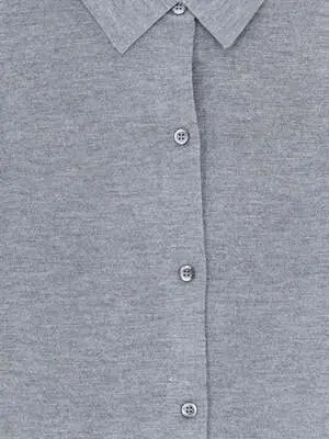 Aspesi Virgin Wool Cardigan - Grey