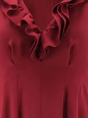 Alberta Ferretti Viscose Dress With Rouches
