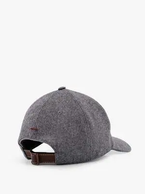 Brunello Cucinelli Virgin Wool Baseball Hat