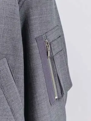 SEMICOUTURE Virgin Wool Blend Bomber