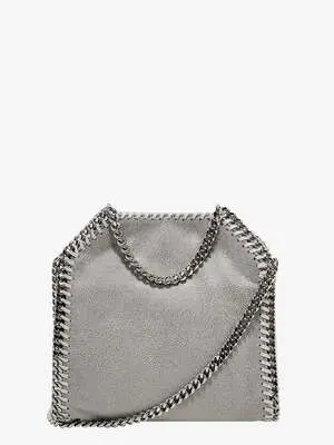 Stella McCartney Falabella Tiny Shaggy Deer Crossbody Bag - Grey