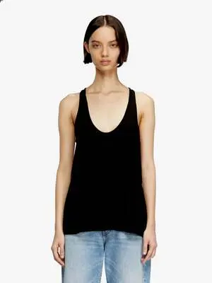 DIESEL® Ribbed Cotton Tank Top
