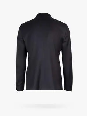 Tagliatore Virgin Wool Tuxedo With Removable Brooch