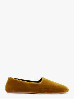 THE ROW Ponti Velvet Loafers - Brown