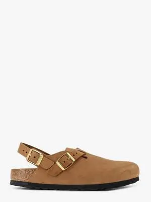 BIRKENSTOCK Tokio Hex Suede Sandals - Brown