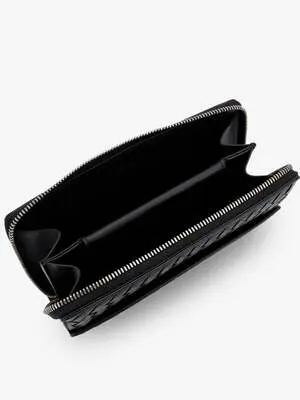 Bottega Veneta Leather Wallet With Intrecciato Pattern