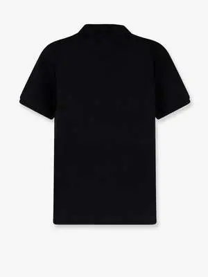 Polo Ralph Lauren Cotton Polo Shirt With Embroidered Logo Black
