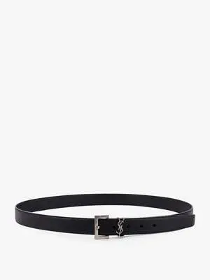Saint Laurent Leather Belt - Black