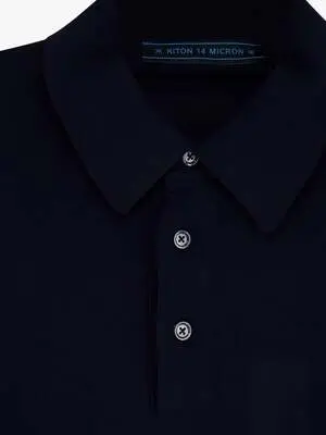 Kiton Wool Polo Shirt