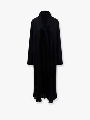 TOTEME Rounded Neckline Recycled Viscose Dress - Black