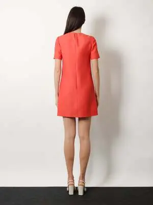 Valentino Garavani Wool And Silk Blend Short Dress