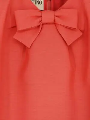 Valentino Garavani Wool And Silk Blend Short Dress