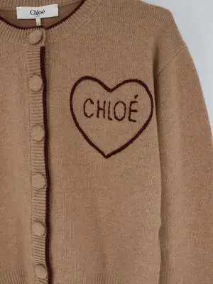 Chloé Wool And Cashmere Wool Cardigan
