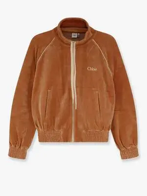 Chloé Chenille Zip-up Sweatshirt