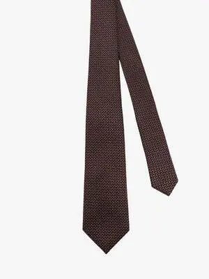 Kiton Silk Tie - Brown