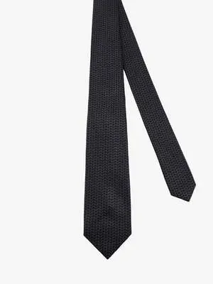 Kiton Silk Tie - Black