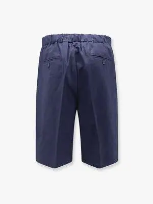 HEVO Torre Lapillo Linen And Viscose Shorts