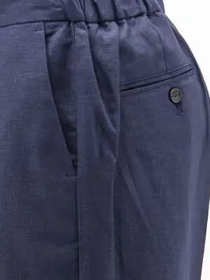 HEVO Torre Lapillo Linen And Viscose Shorts
